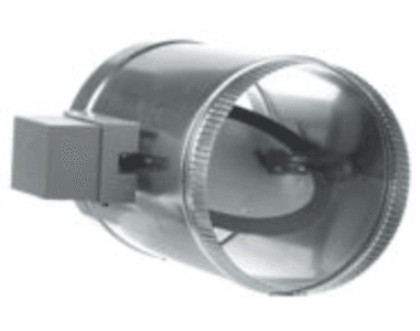 EWC Controls 9'' URD-9 Round Motorized Damper - AC parts store