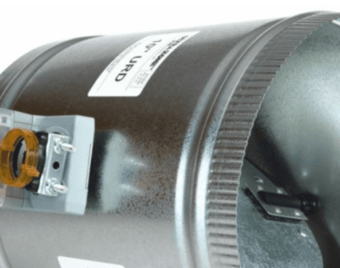EWC Controls 9'' URD-9 Round Motorized Damper - AC parts store