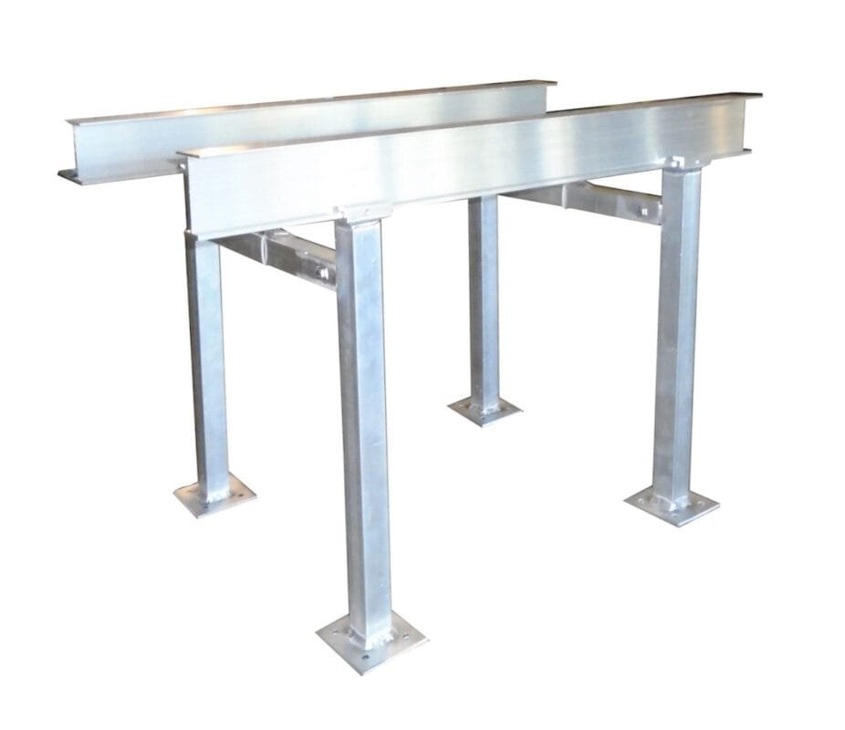 Sturdy Aluminum Roof Stand - 3' Height, 18" Leg Width - AC partsstore